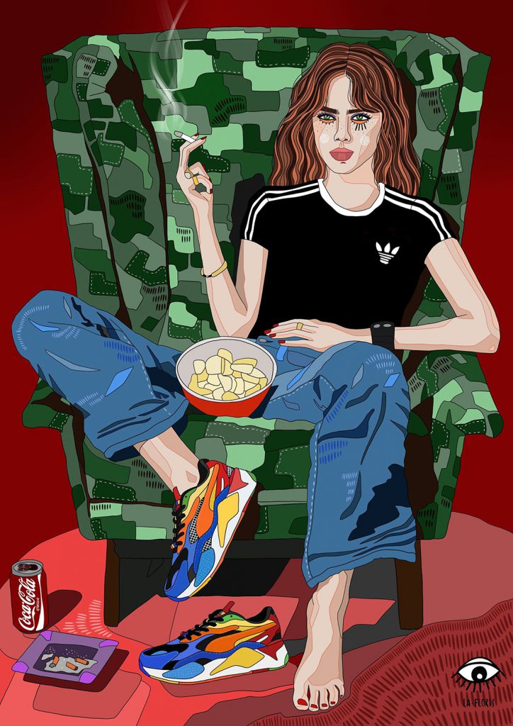 1000 maneras de sobrevivir a la cuarentena. Ilustraciones por Laura Floris